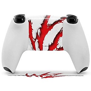 WraptorSkinz Skin Wrap compatible with Sony PS5 DualSense Controller WraptorSkinz WZ on White (CONTROLLER NOT INCLUDED)