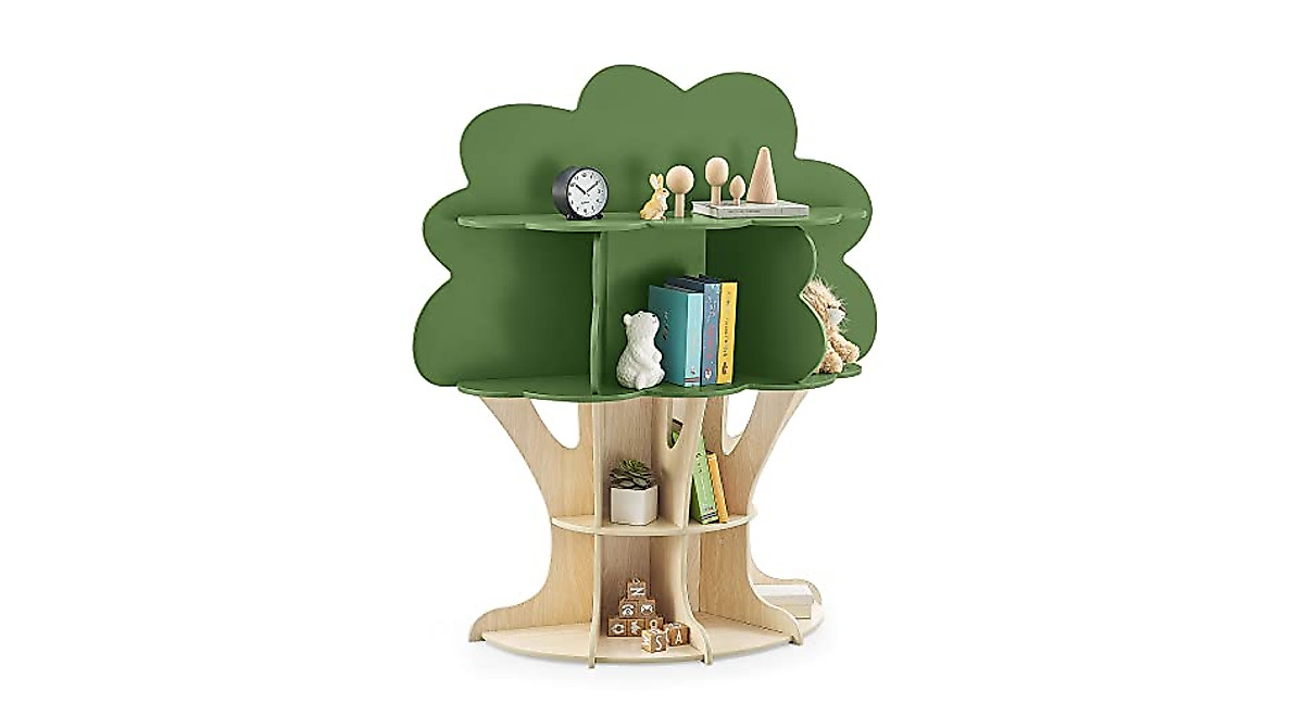 Delta Children Tree Bookcase Safe Non-Toxic Storage for Kids