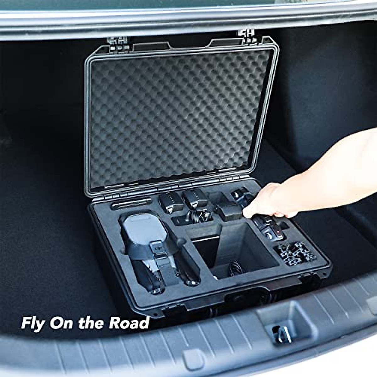 Lykus Titan M320 Waterproof Hard Case for DJI Mavic 3 Classic, Mavic 3/Cine, Fit DJI RC/RC Pro and Lanyard, Free MicroSD Card Case Included [CASE ONLY]