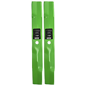 8TEN LawnRAZOR Blade Set for John Deere 42 inch Deck LT160 SST15 SST16 EZtrak AM137327 AM141032 M154061 (Heavy Duty High Lift)