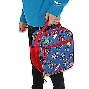 Marvel Kawaii Boys Girls Soft Insulated School Lunch Box (One Size, Multi)