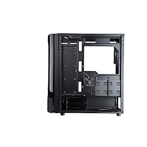 Raidmax EVOL H07 ATX Mid Tower Gaming Case Tempered Glass Side ARGB Fans Included (H07 Black)