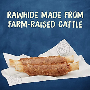 PURINA Busy Small/Medium Breed Dog Rawhide Treat, Rib Hide - 12 ct. Pouch