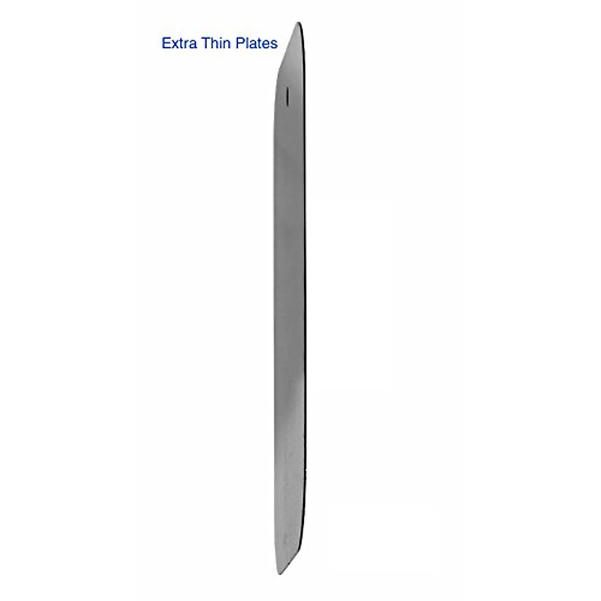 WixGear Mount Metal Plate with Adhesive for Magnetic Cradle-Less Mount - X4 Pack 2 Rectangle and 2 Round (Compatible with Magnetic mounts) (Black)