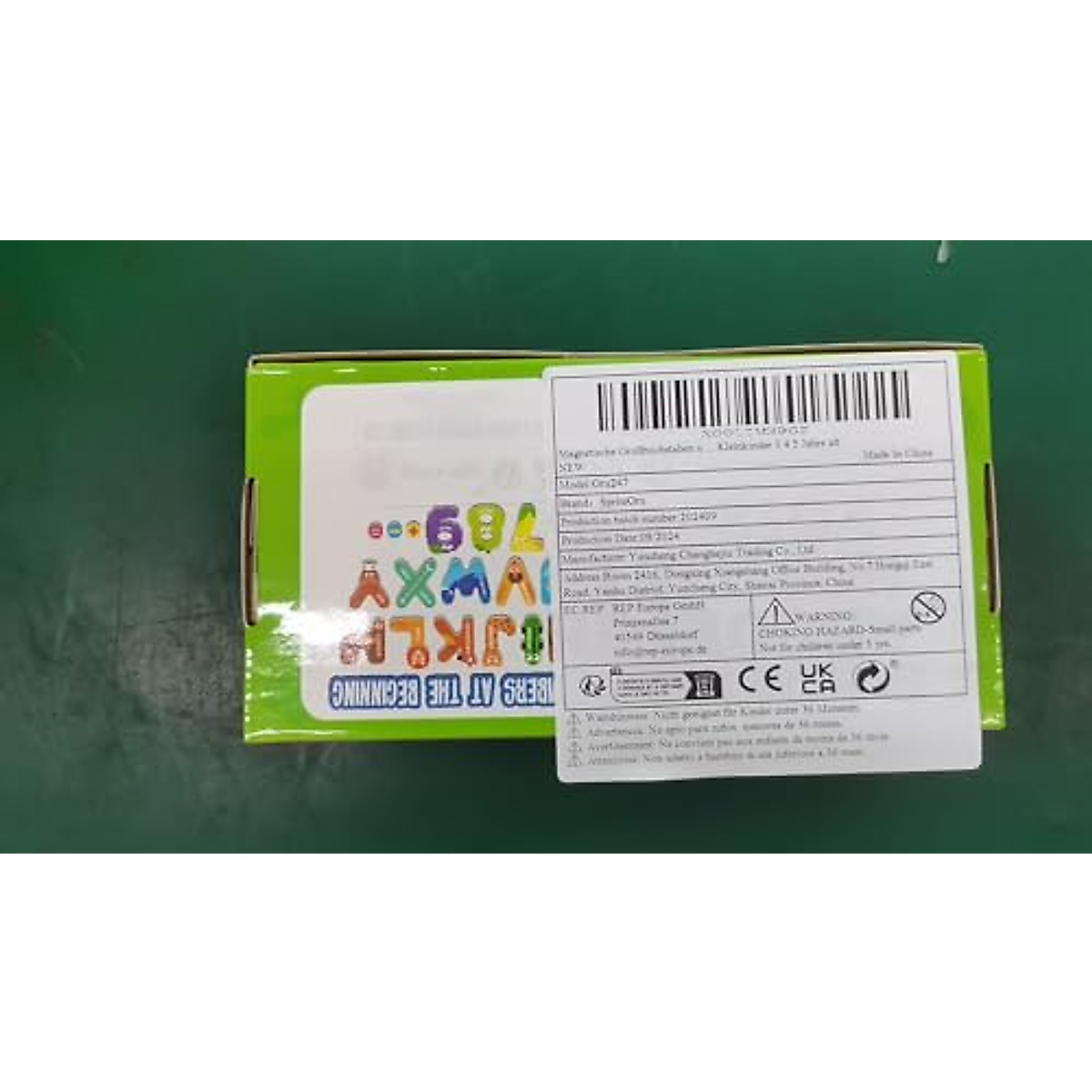 Magnetic Uppercase Letters and Numbers, Educational Learning Tool for Kids Word Recognition 39 Pieces Magnets Include 26 Colorful Alphabet Letters, 10 Numbers and 3 Symbols,Toddlers 3 4 5 Years Old