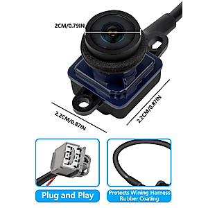 Rear View Backup Camera Compatible for Dodge Journey 2011-2019 Reverse Camera Replaces 56054158AB 56054158AC 56054158AD 56054158AE 56054158AF 56054158AG