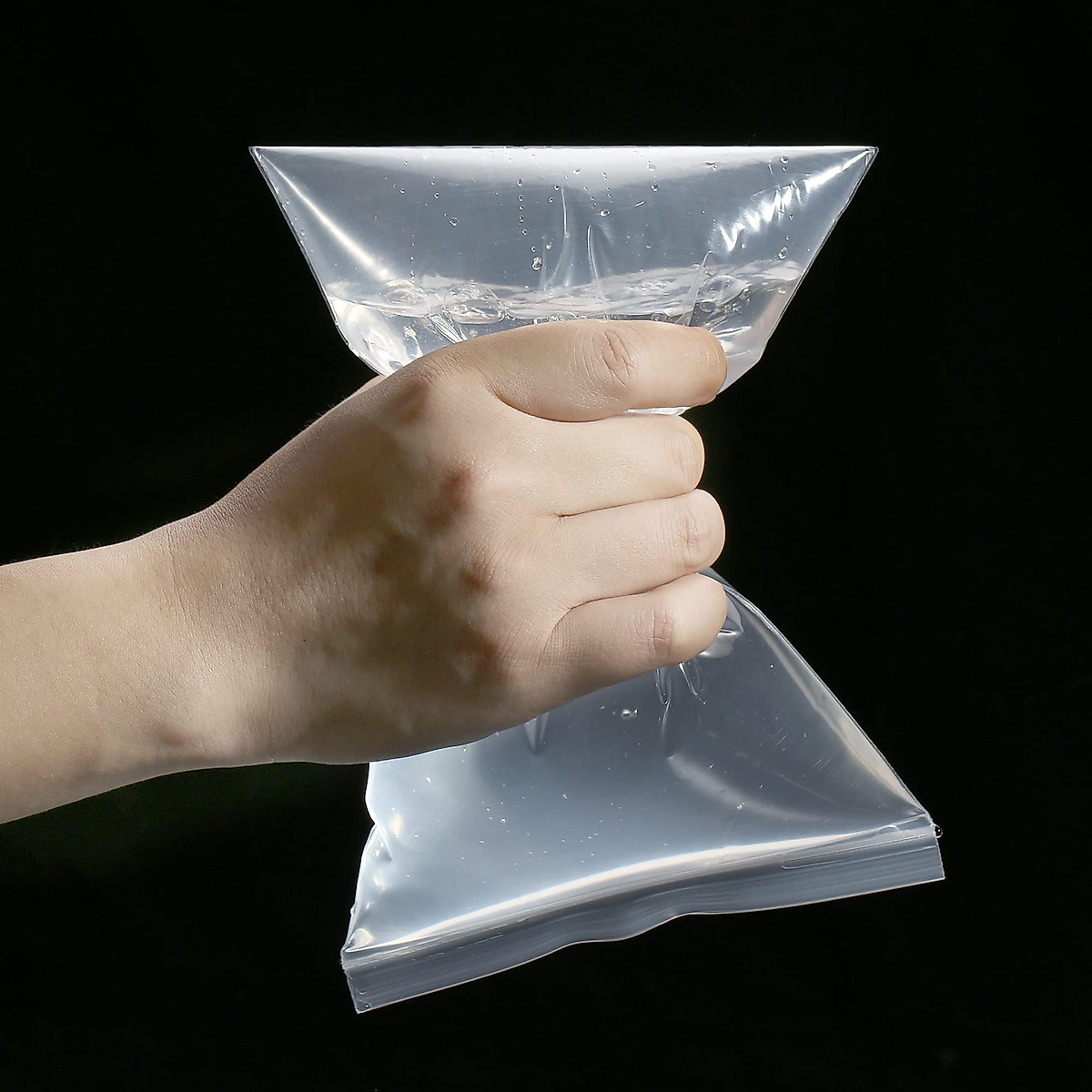 200 Pcs 1.5" x 1.5" Small Thick Heavy Duty Clear Reclosable Zip Poly Lock Bags Durable Seal Resealable Zipper Bags Jewelry Earrings Pill Zip Bag