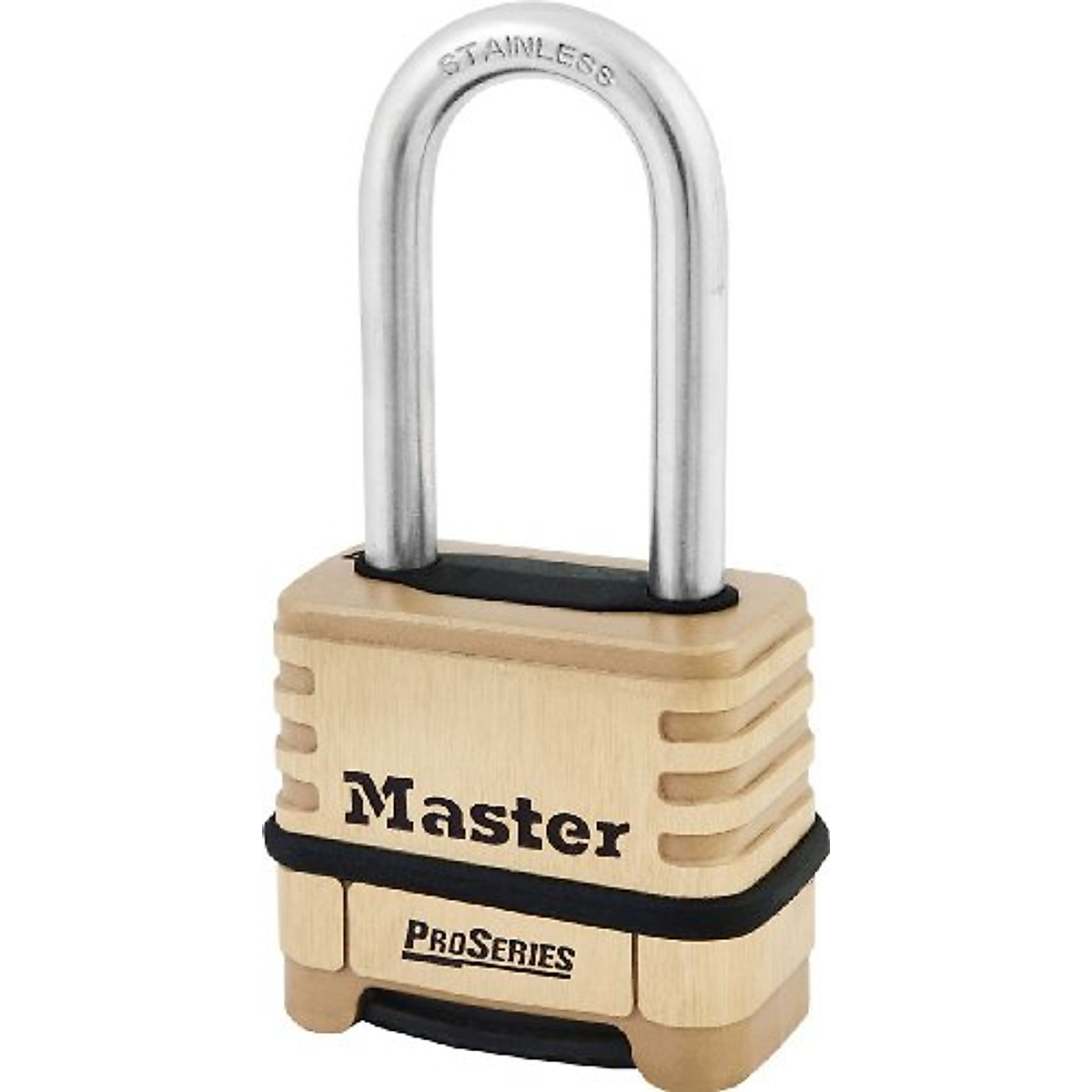 Master Lock 1175LHSS ProSeries Set Your Own Combination Lock, 2-1/4" Wide, Brass