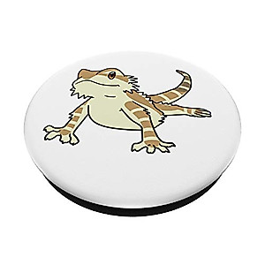 Cute Bearded Dragon PopSockets Swappable PopGrip