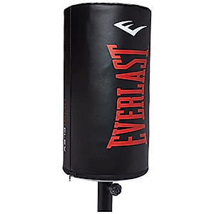 New Everlast Omniflex Freestanding Heavy Bag, Black Red, 67"