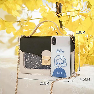 Crossbody Bags for Women Small Shoulder Handbags Soft PU Leather Cross Body Purse Casual Crossover Phone Messenger Bags(Quilted Crossbody Bags for White)