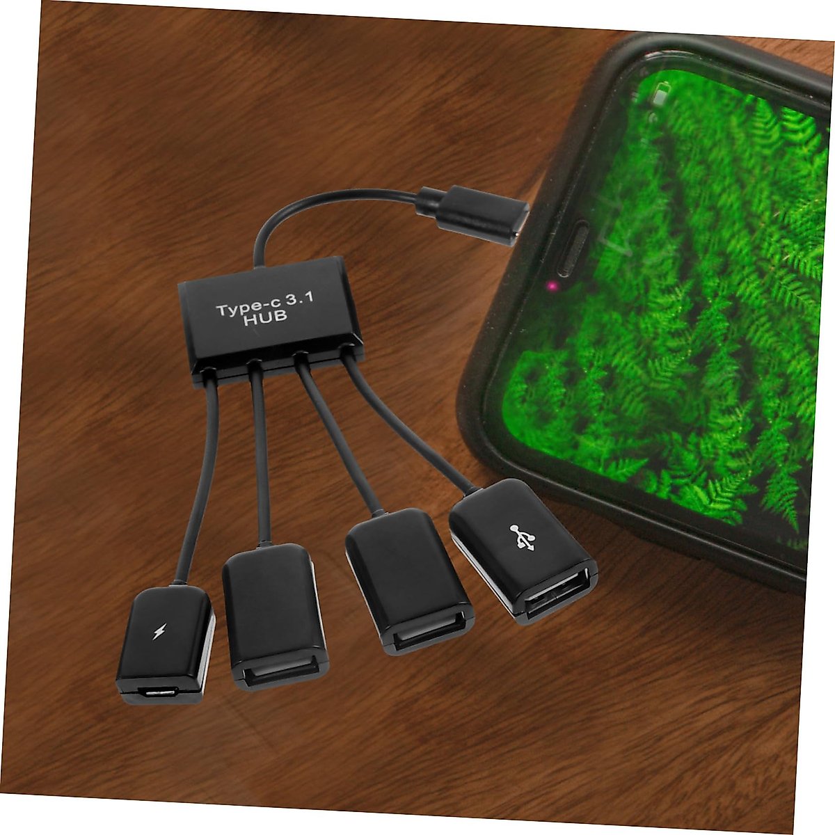 Hemobllo 1 Set Laptop Port Hubs Keybar Adaptador Universal LAN Port Hubs USB Hub Blackets Hub Hub Noire U Disk USB Drive Hub Converter Cable Keypad Extender USB Splitter Cell Phone Adapter