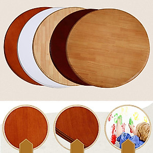 Home Wood Lazy Susan Kitchen Turntable for Dining Table Serving Plate Rotating Swivel Tray ø 28/31/35/39/47 inch