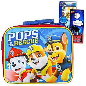 Paw Patrol Lunch Bag Set for Kids - Bundle with Paw Patrol Insulated Lunch Bag, Paw Patrol Stickers and More (Paw Patrol School Supplies)