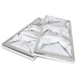 WEN 3417 3-Speed Remote-Controlled Industrial-Strength Air Filtration System (556/702/1044 CFM) & 3415AF1 1-Micron Industrial-Strength Inner Air Filter, Two Pack