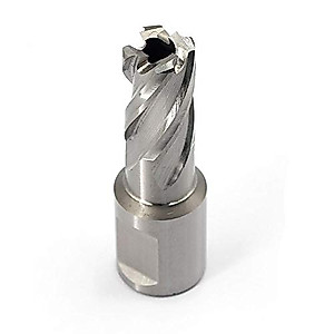 Annular Cutter JESTUOUS 3/4 Inch Weldon Shank 9/16 Cutting Diameter 1 Cutting Depth with Two-Flat HSS Kit for Magnetic Drill Press,1 Piece