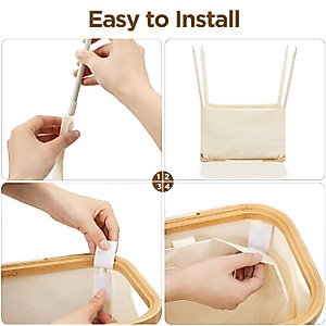 Double Laundry Hamper with Lid and Removable Laundry Bags,145L Large Laundry Hamper 2 Section Collapsible Dirty Clothes Hamper for Laundry Room,College Dorm,Bathroom Beige