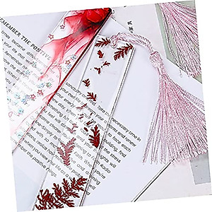 NUOBESTY 10pcs Bookmark Mold Silicone Tray Mold DIY Bookmarks Tray Resin Mold Jewelry Making Mould Personalized Bookmarks Silicone Bookmark Molds Silica Gel Bookmark Molds for Epoxy Resin