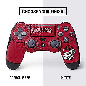 Skinit Decal Gaming Skin Compatible with PS4 Slim Bundle - Officially Licensed College Georgia Bulldogs Design