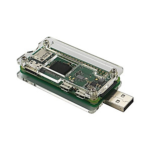 Compatible for Pi Zero USB Addon Expansion Board USBA Add On Extenstion Board with Acrylic Case Compatible for Pi Zero 2 W WH 1.3