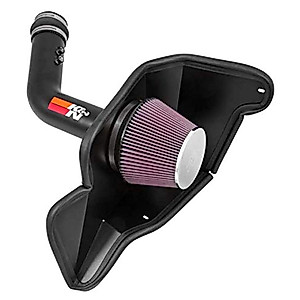 K&N Cold Air Intake Kit: Increase Acceleration & Engine Growl, Guaranteed to Increase Horsepower up to 12HP: Compatible with 3.7L, V6, 2015-2017 FORD (Mustang) 69-3536TTK