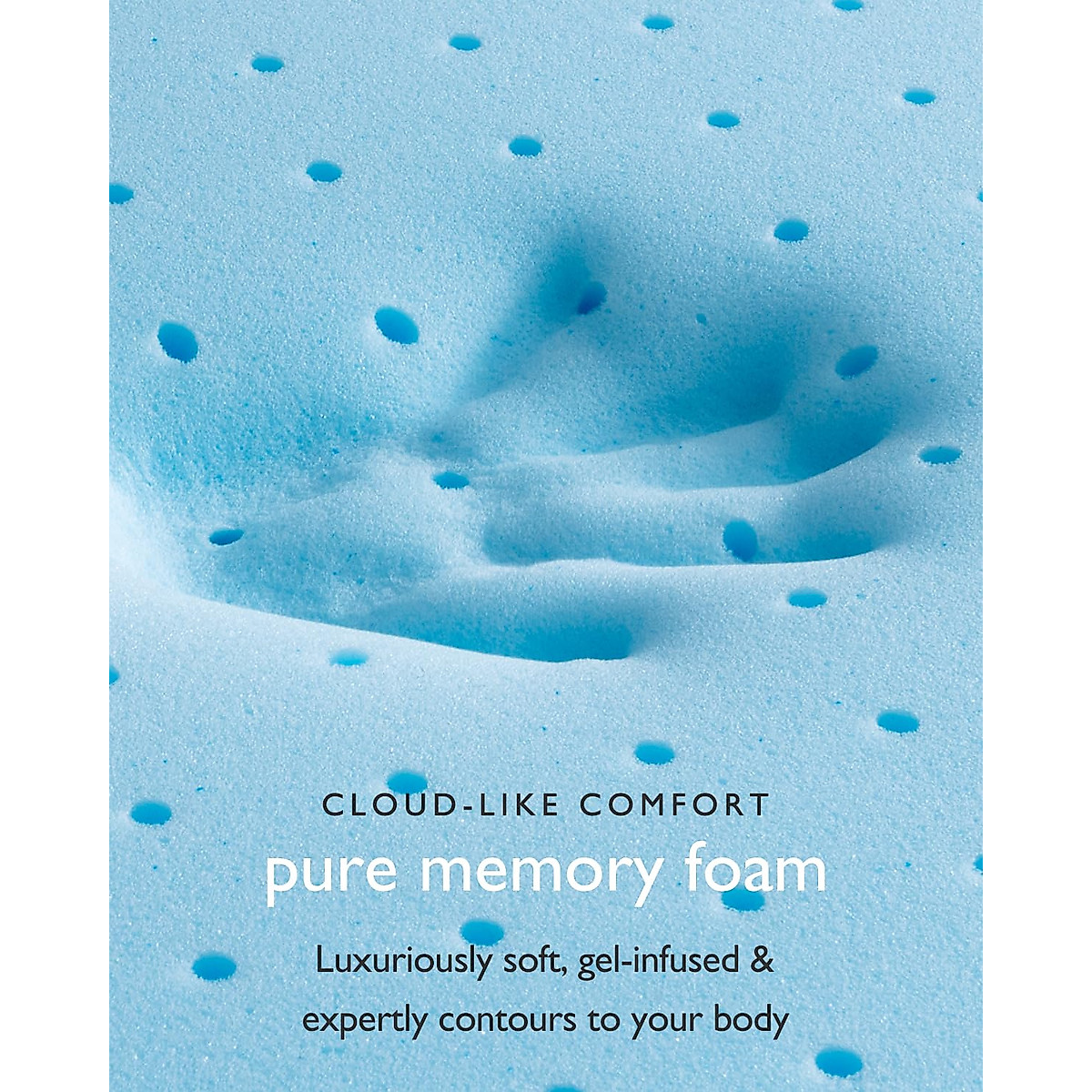 BedStory Memory Foam Mattress Topper Queen Size - 3 Inch Premium Soft Gel Memory Foam Topper - Bed Toppers with Removable Cover, CertiPUR-US Certified