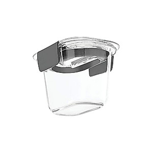 Rubbermaid Brilliance Food Storage Container, Mini, 0.5 Cup, Clear, 2 Pack