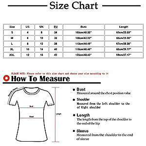 wodceeke Women's Half Sleeve Retro Tie-Dye T-Shirt Round Neck Basic Tee Summer Casual Loose Blouse Top (Green, M)