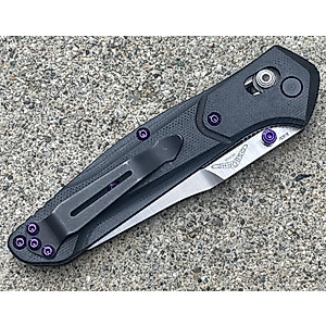 Translucent Purple Torx Screws, Thumb Stud & Standoff for Benchmade 940-2 Knife