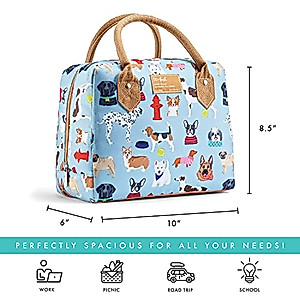 Fit+Fresh Bloomington Adult Insulated Lunch Bag Women Love, Lunchbox, Lunch Tote - Cute Small Lunch Box For Women - Lunch Box Men, Lunch Bags Women, Insulated Lunch Box, Lunch Boxes, Adult Lunch, Dogs