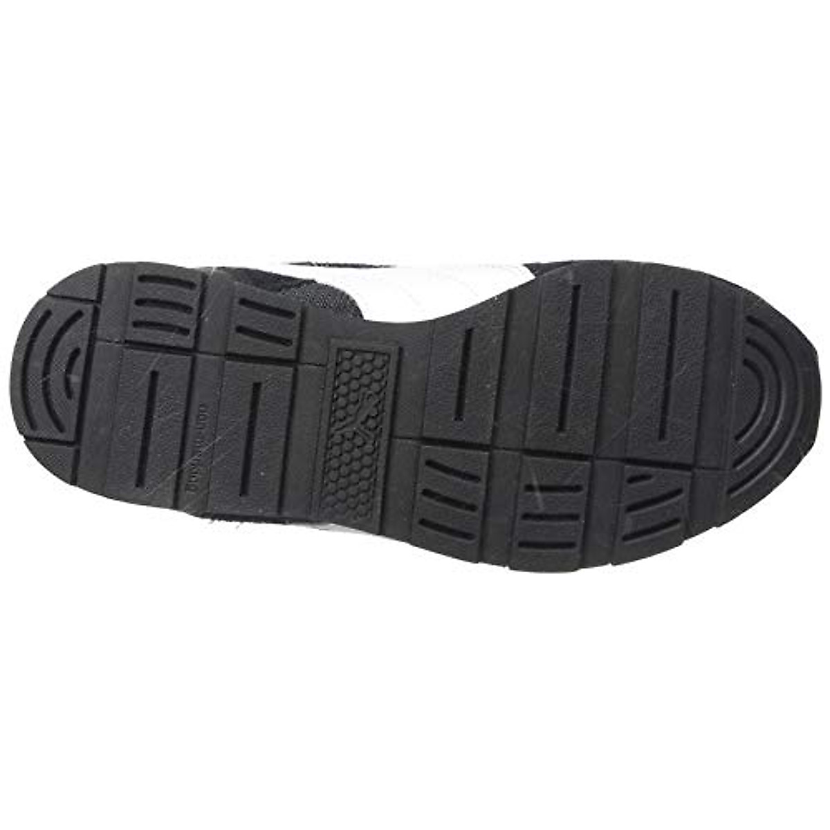 PUMA Unisex-Baby Vista V Sneaker, Black-White, 4 M US Toddler