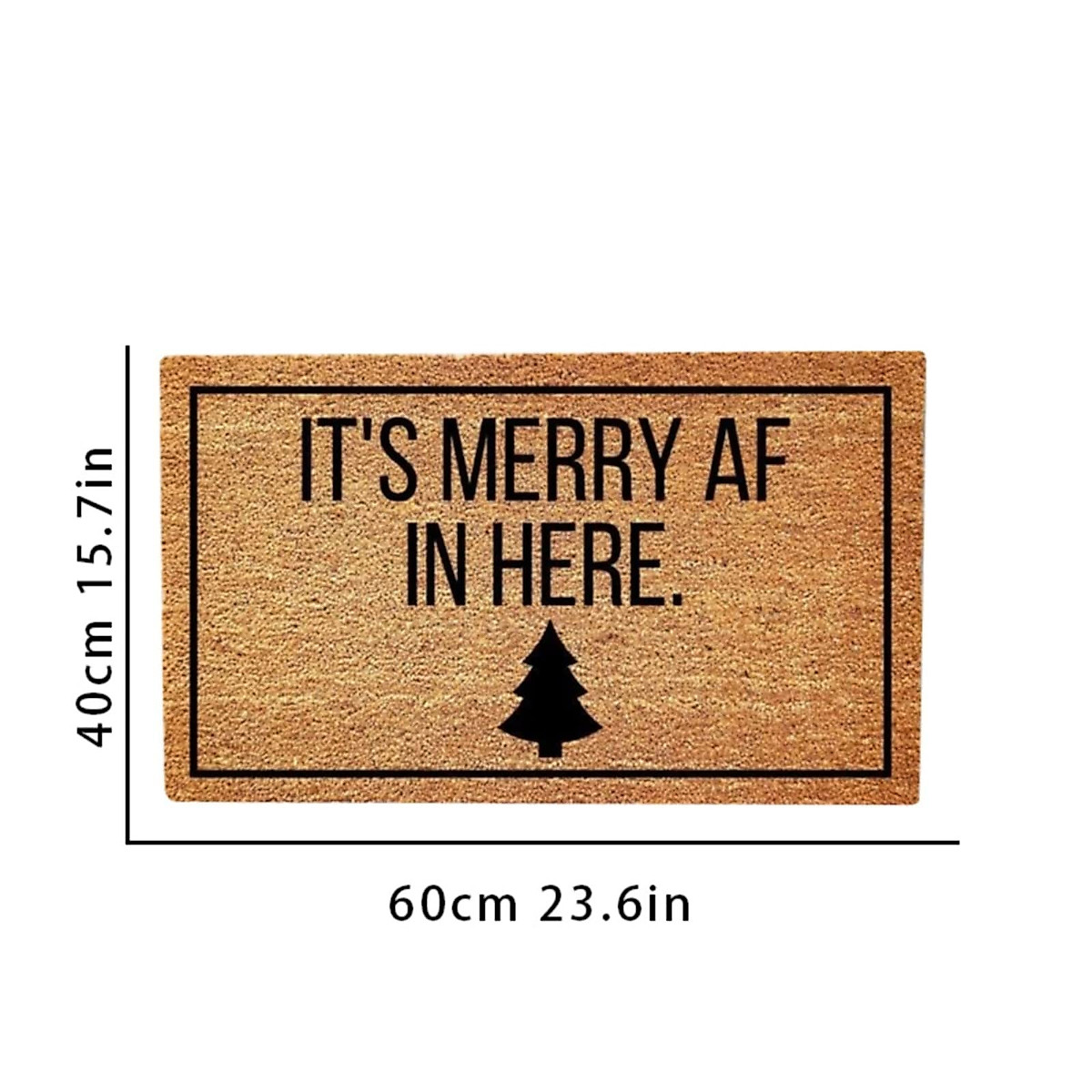 TUNKENCE Entrance Doormat Durable Front Welcome Mat Door Matts Outdoors Door Front Fluffy Carpet Bathroom Lobby Fluffy Floor Mat for Home Indoor Farmhouse Funny Kitchen Rugs Patio, 16x24Inch