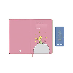 Moleskine Limited Edition Le Petit Prince 12 Month 2023 Weekly Planner, Hard Cover, Large (5" x 8.25"), Rose