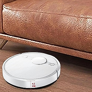 BARASH Household Robotic Vacuums, Robotic Vacuum Cleaner, Wet Sweeping Cleaner Robotic Vacuum, Mopping Robot, Mini Floor Vacuum Robot, Marble Tile Sweeper for Daily Home Cleaning, Bathroom, Bedroom