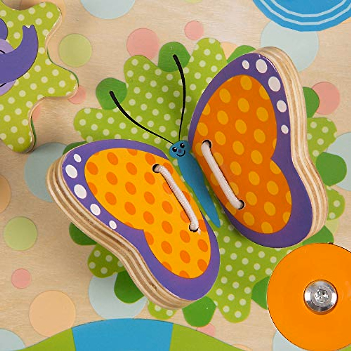 Melissa & Doug First Play Children’s Jungle Wooden Activity Table for Toddlers Multi-color 1 EA