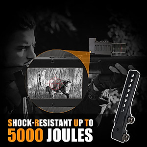 Night Vision Hunting Scope, 3.1-Inch Large Screen Rifle Scope, Monocular for Nightfall Total Darkness, Riflescopes for Outdoor Day & Night