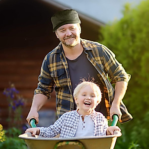 Geyoga 4 Pieces Cadet Army Caps Military Adjustable Flat Top Caps Cotton Unisex Cadet Hat Costume Army Hat