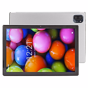 Pomya 10.1in Tablet,2.4 5G WiFi Dual Band Tablet,4G Calling Tablet for Android11,8MP 20MP Dual Camera,8 Core CPU,6000mAh Rechargeable Battery, Kids Friends