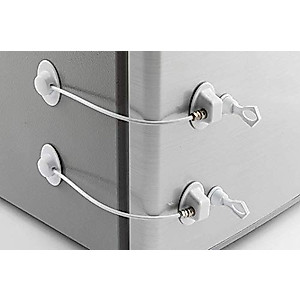 Urban August Adhesive Magnetic Lock – Childproofing & Baby Safety Durable, Heat Resistance, Easy to Install with Heavy Duty 3M Adhesive Tape, Best for Cabinets, Drawers, Doors & refrigerators (Black)