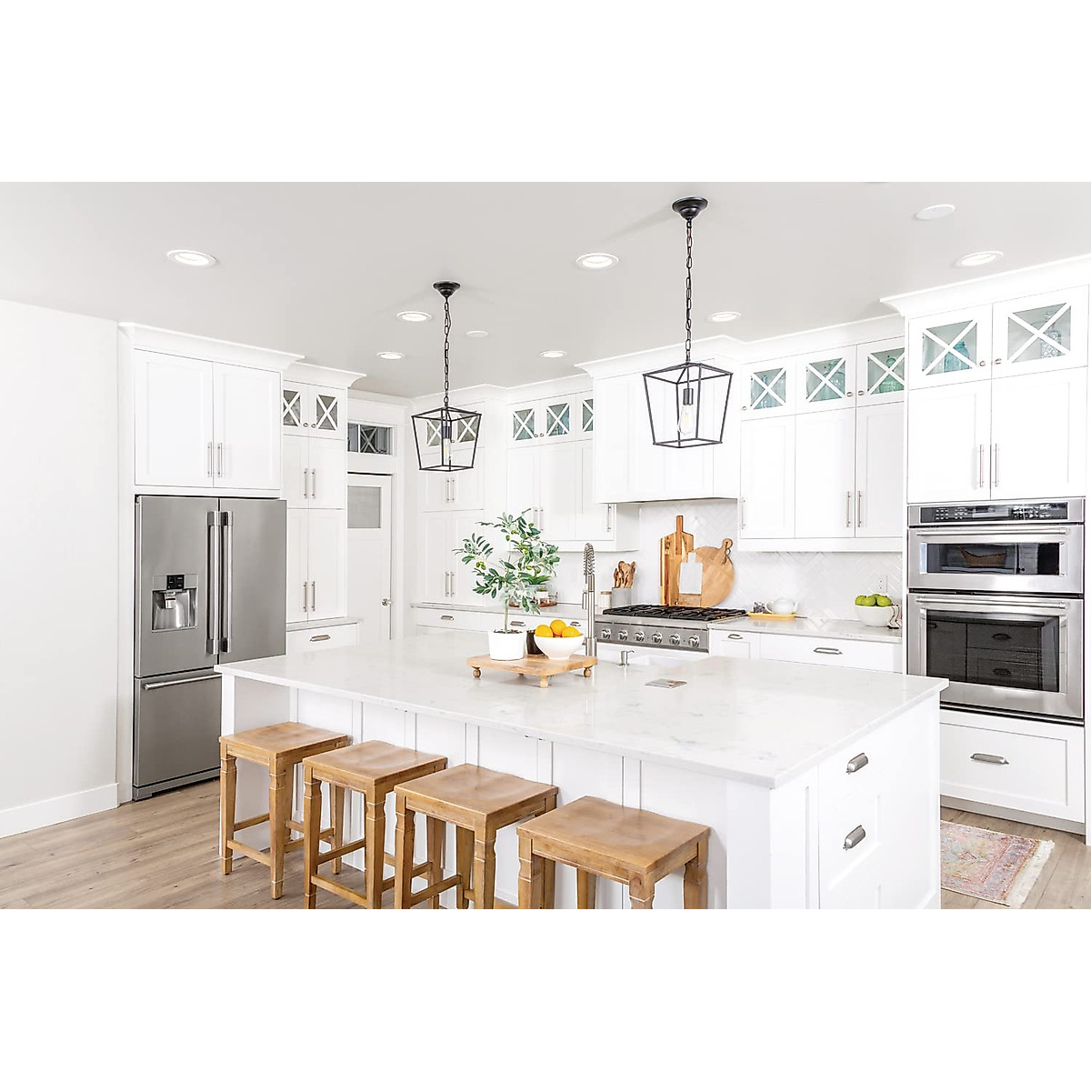 Juno RB56SC RGBW MW CP4 M2 RetroBasics Retrofit Smart LED Downlight, Switchable 2700K - 5000K, RGBW Color Changing, Matte White, 5 to 6 Inch, 4 Pack