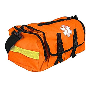 Dixie EMS First Responder On Call Trauma Bag W/Reflectors - Orange