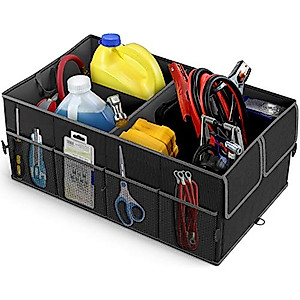 EPAuto 3-Compartment Cargo Trunk Storage Organizer
