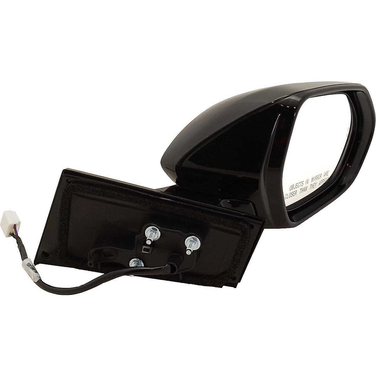 Kool Vue Passenger Side Power Heated Mirror for Toyota Prius 2016-2020 With Blind Spot Monitor Paintable