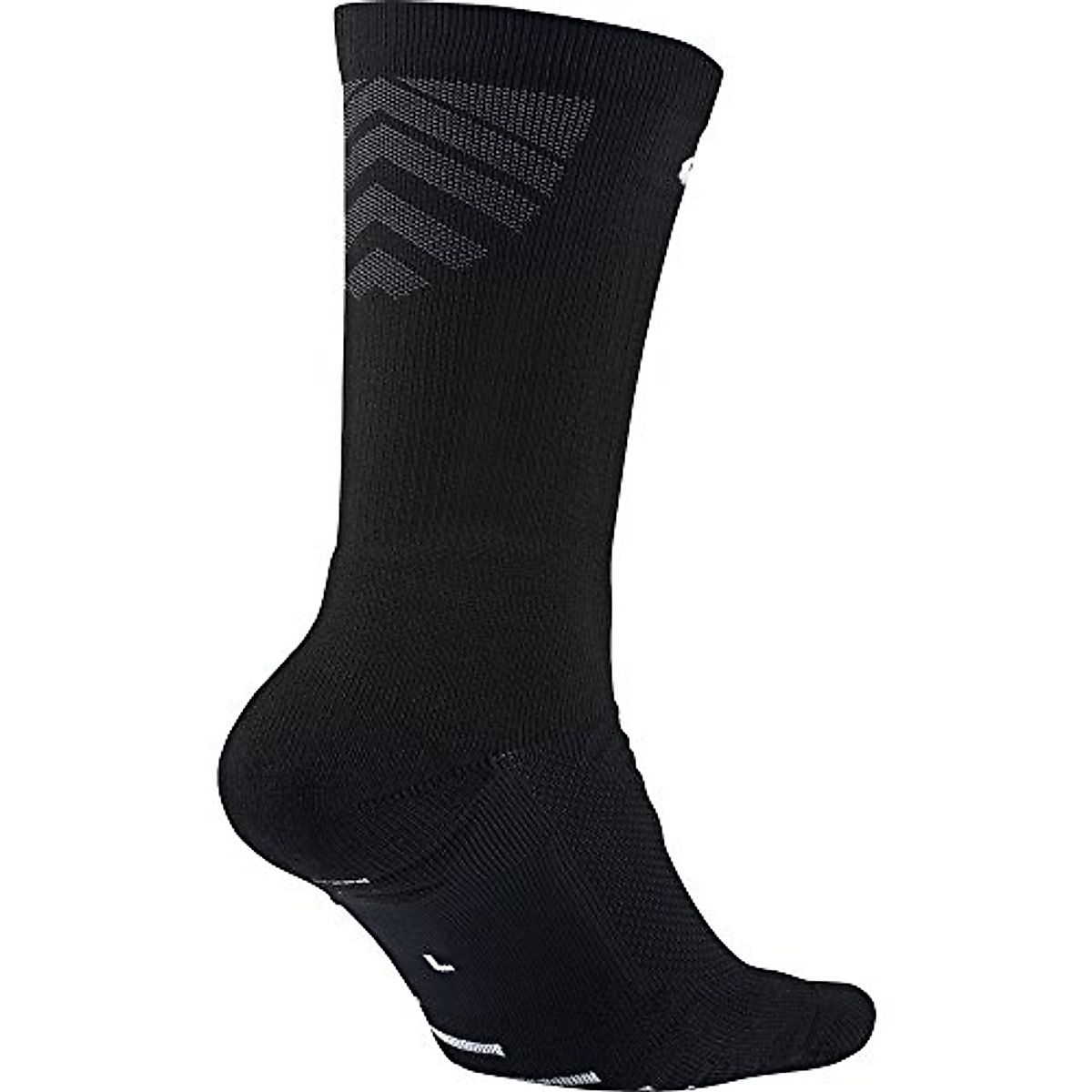 Nike mens Vapor Crew Football Sock, Black, Medium