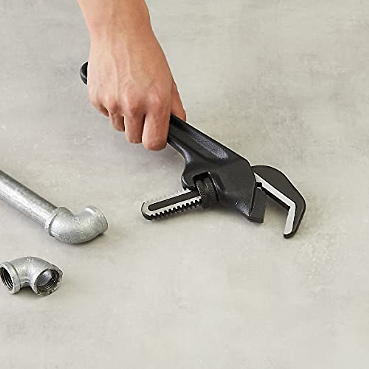 Amazon Basics Steel Alloy Offset Hex Wrench, 9 1/2-inch