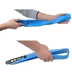 Bike Fenders Set Front Rear Mud Guard Tire Tyre Mud Flaps Fender Folding Quick Release With Led Light/ Warn Taillight ClipOn Splashboard Protector for Mountain BMX Racing Touring Road Bicycle (blue)