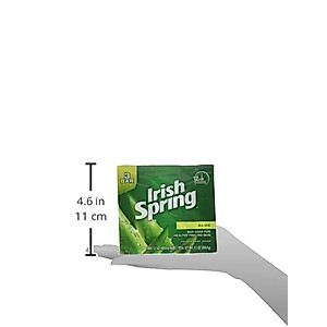 Irish Springs Aloe Bath Soap, 3.75 Oz. Bars, (2) 3 Bar Packages