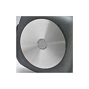 Swiss Diamond 8"x8" 2.1Qt Square Saute Pan HD Nonstick Diamond Coated Aluminum Square Saute Pan Includes Lid Dishwasher/Oven Safe