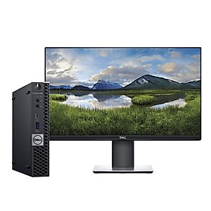 Dell OptiPlex 5060 Micro Intel Core i3-8100T 3.1GHz, 8GB RAM, 256GB SSD, Windows 11 Pro 64bit 24" LCD (Renewed)
