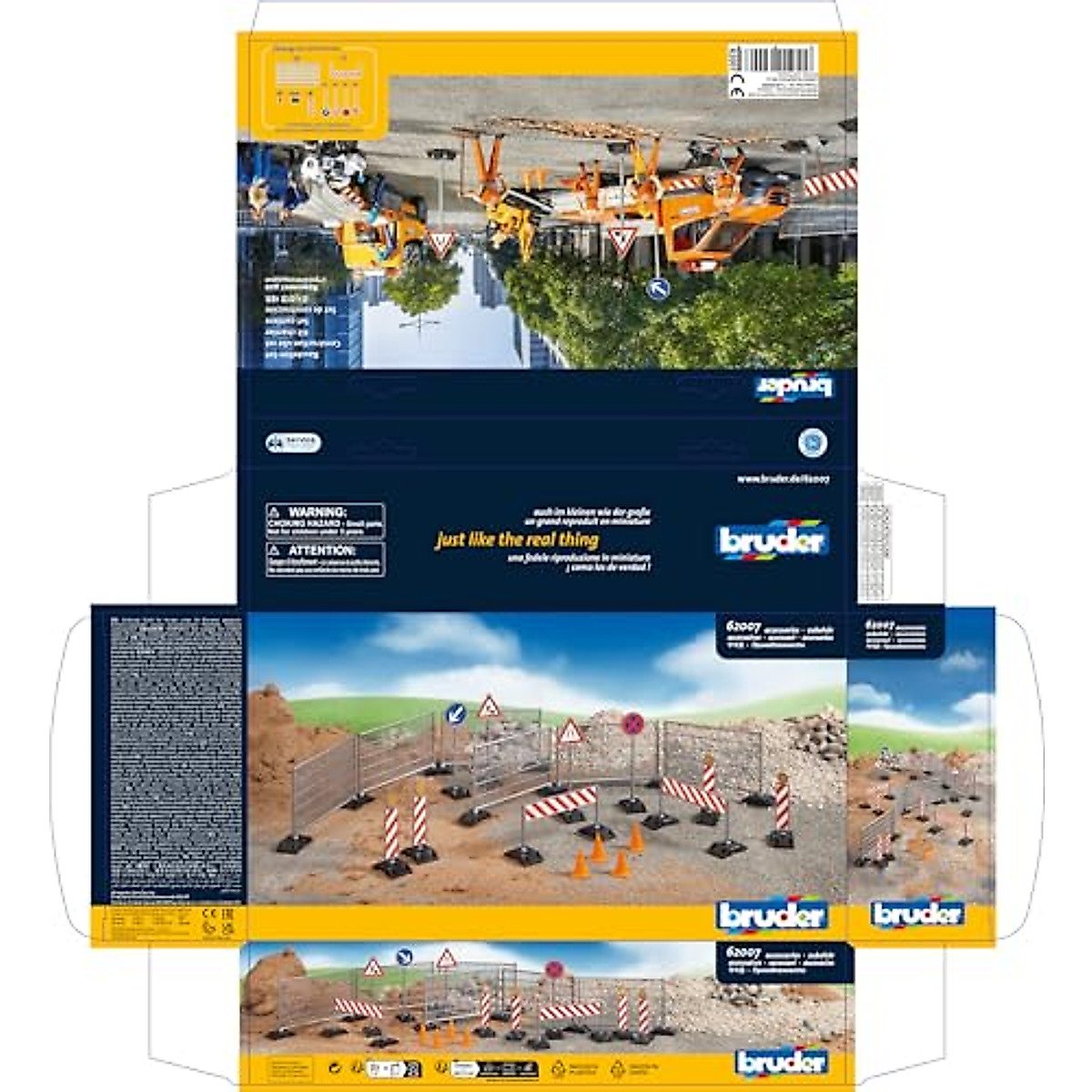 Bruder Construction Set: Railings, Site Signs and Pylons